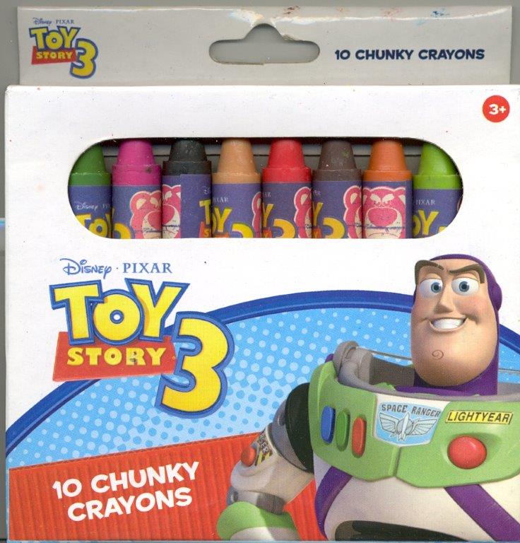 Disney Toy Story 3, Chunky Crayons - Skatollet.no