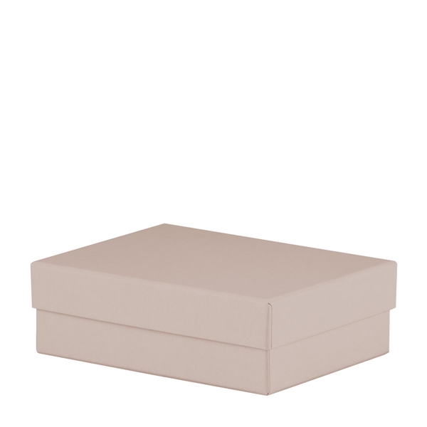 Taupe Metallic Rektangulær eske (140 x 190 x 60 mm) - Skatollet.no