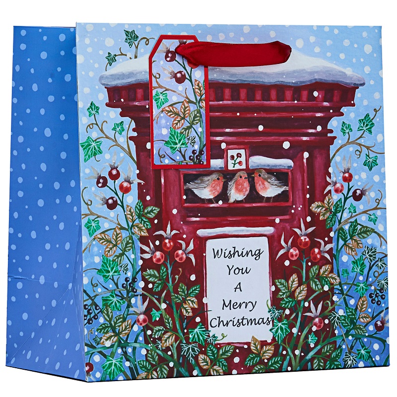 Festive Post Box Gavepose large - Skatollet.no